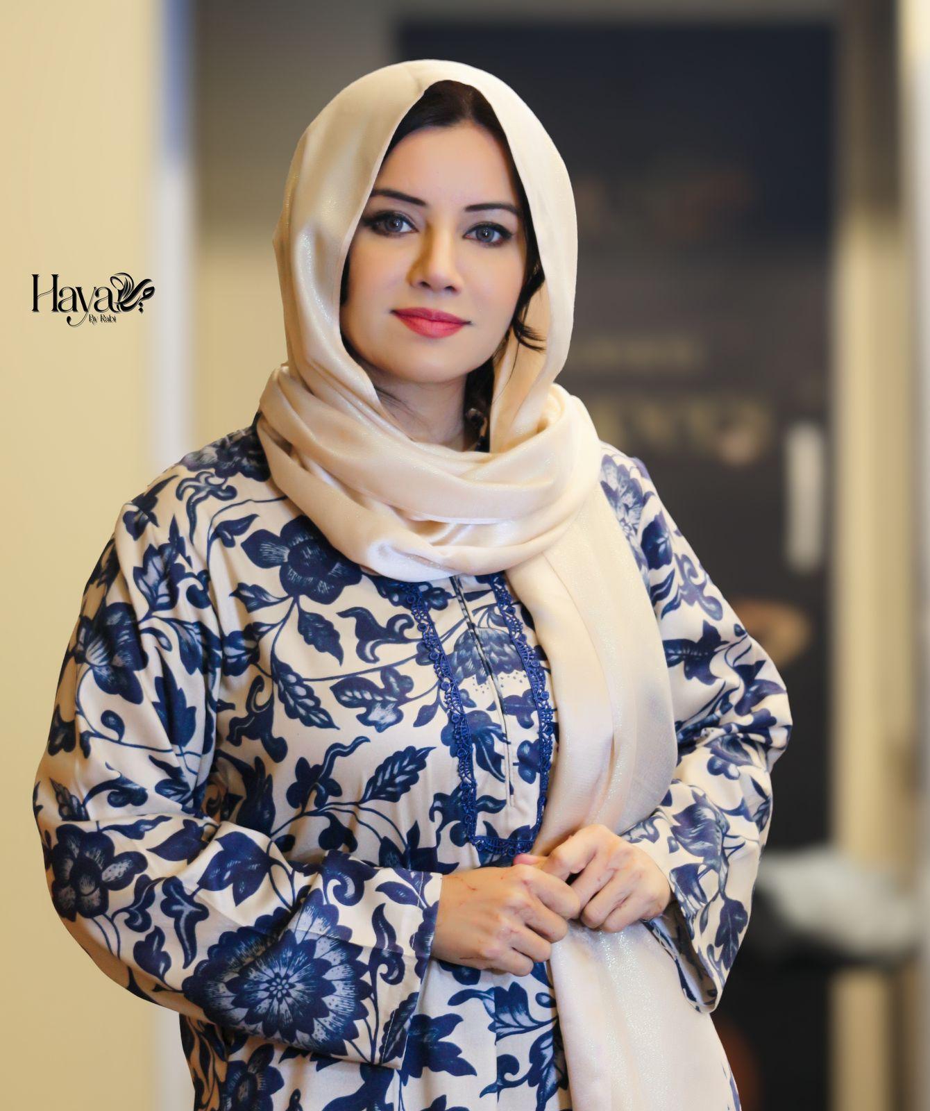 2 Pc Indigo Suit – Haya By Rabi